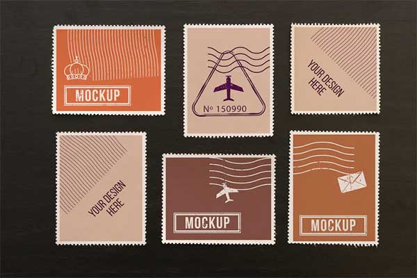 28+ Postage Stamp Mockups | Free & Premium PSD Mockups