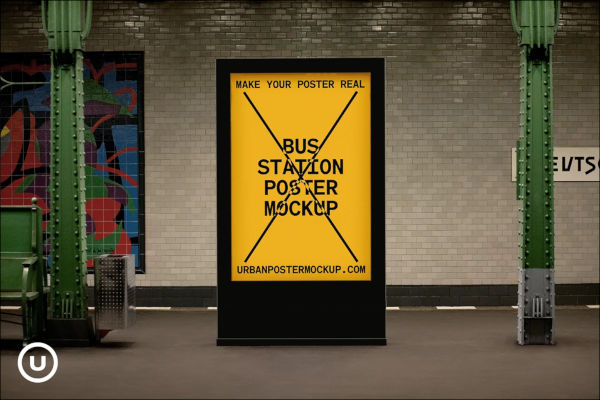 Street Poster Mock-ups | 28+ Free PSD Mockup Design Templates