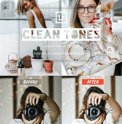 Blogger Lightroom Presets I Free & Premium 25+ Photoshop, PNG, EPS ...