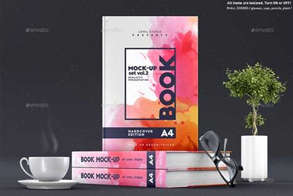 41+ Hardcover Book Mockups | PSD, AI Mockup Template | Templateupdates