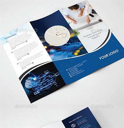 Technology Brochure Templates | Free PSD, Ai, Word, InDesign Formats