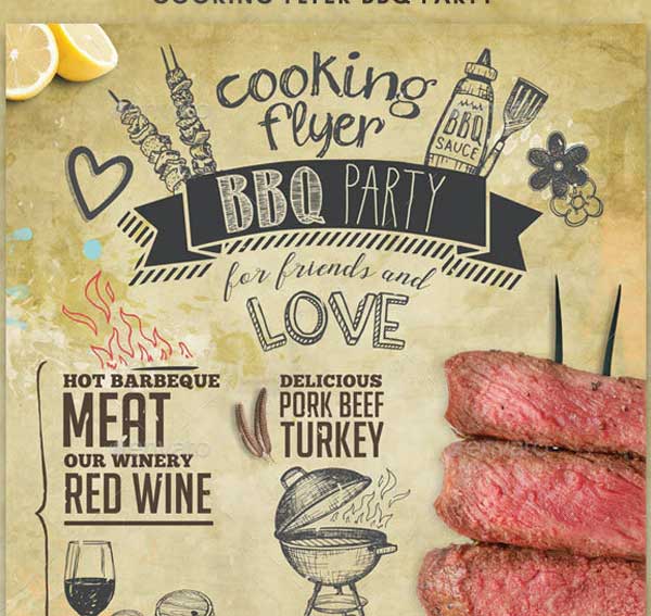 Editable Barbeque Night Flyer Templates - Free & Premium Downloads