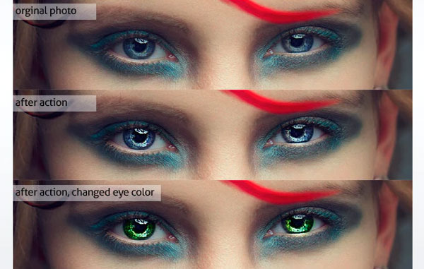 Eye Photoshop Actions | Free PSD Actions