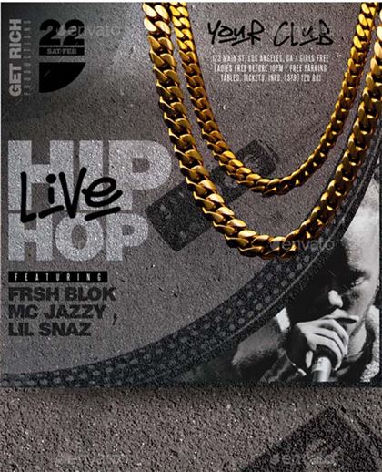 Free Hip Hop Flyer Templates | Free and Premium 38+ PSD, Vector, PNG ...