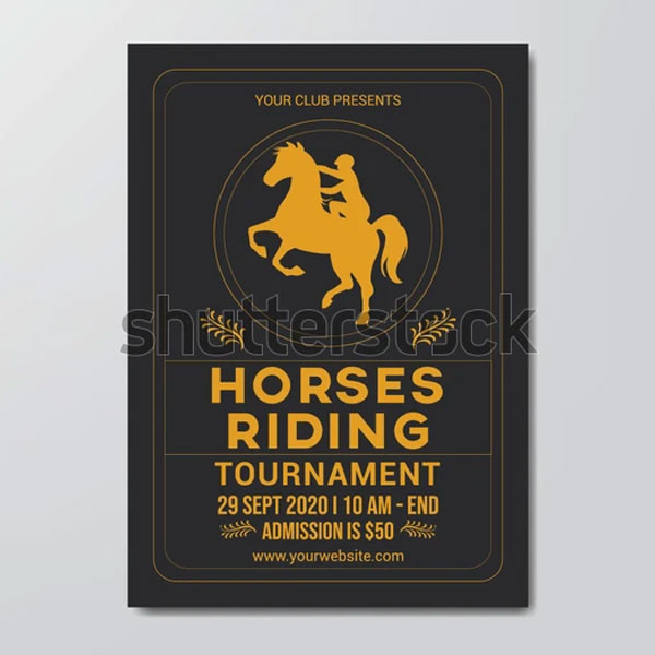 Horse Racing Flyer Templates | Free & Premium PSD, Word, InDesign, Ai ...