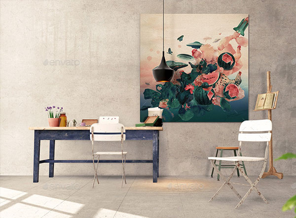 29+ Interior Wall Poster Mockups | Free PSD Mockup Templates
