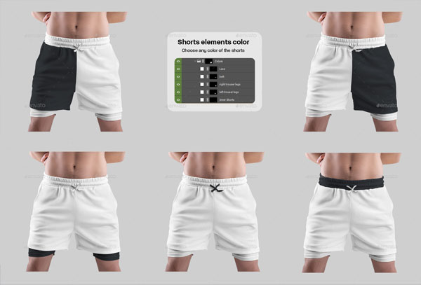 Boxing Shorts Photoshop Mockups | Free & Premium Templates