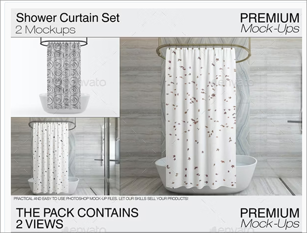 24+ Best Curtain Mockups - Free & Premium Downloads