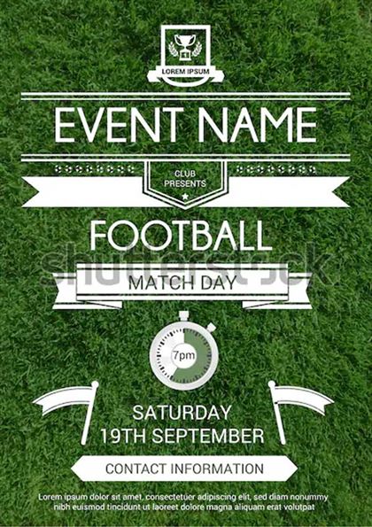 Best Football Flyer Templates | 31+PSD, AI, EPS, InDesign | Free ...