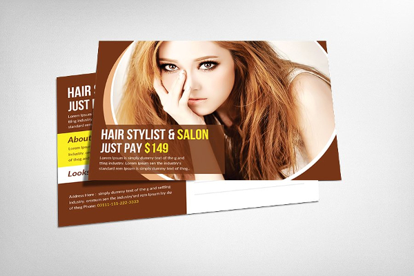 21+ Salon Postcard Templates | Free & Premium Downloads