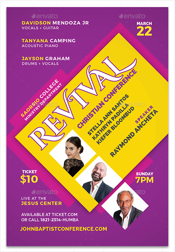 Free Revival Flyer Template