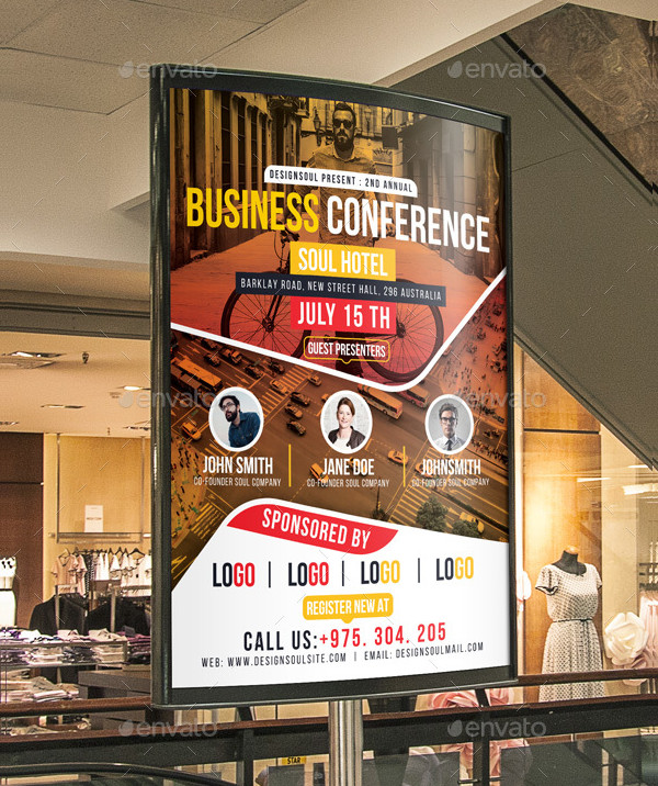 18 Conference Poster Templates Free Premium Downloads