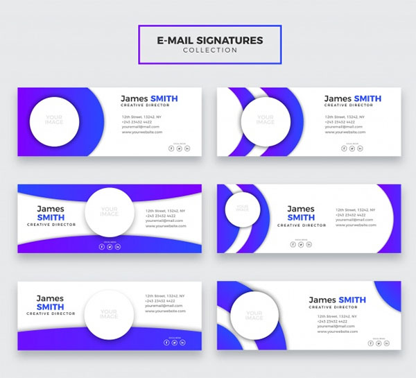 Free Html Email Signature Template Download Printable Templates