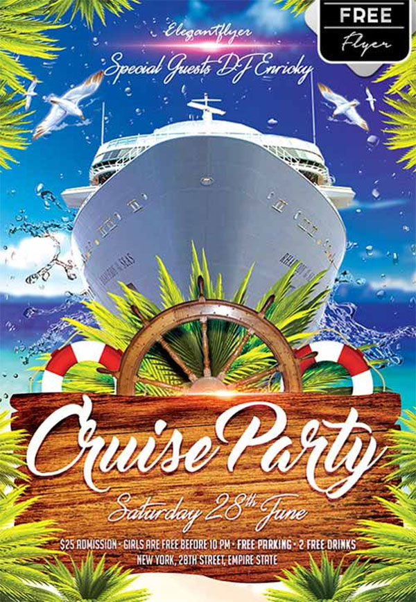 Cruise Flyer Templates Free Premium Downloads