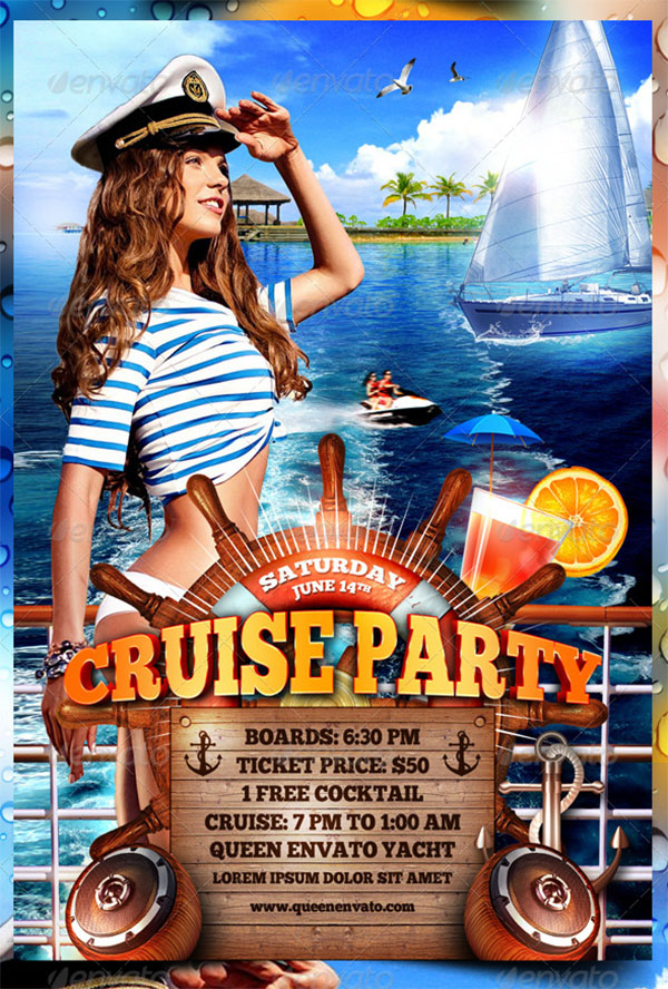 Cruise Flyer Templates Free Premium Downloads