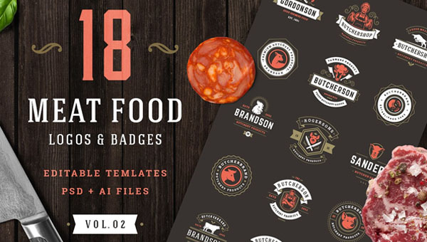 39+ Amazing Food Logo Templates - Free PSD Vector PNG Ai Downloads