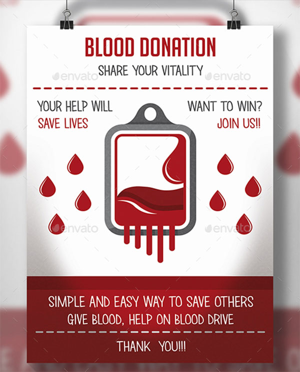 16 Blood Donation Flyer Templates Free PSD Ai Word Formats