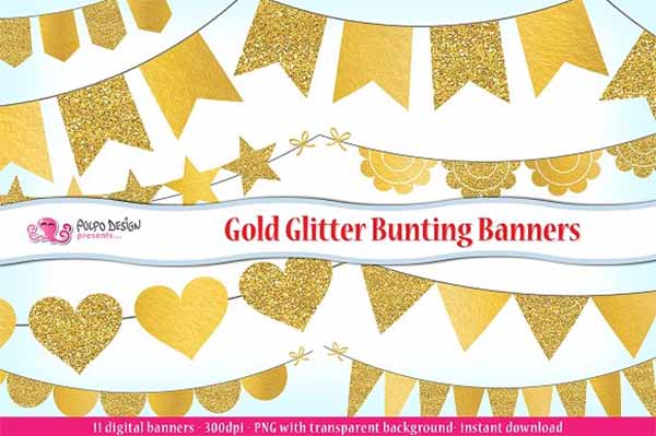56+ Bunting Banner Designs - Free PSD Vector Ai Downloads