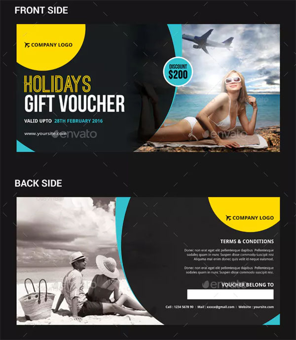 40 Travel Gift Voucher Templates Free Premium Downloads