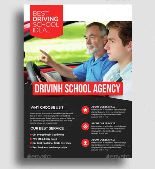 44+ Driving School Flyer Templates - Free PSD Vector EPS Ai Downloads