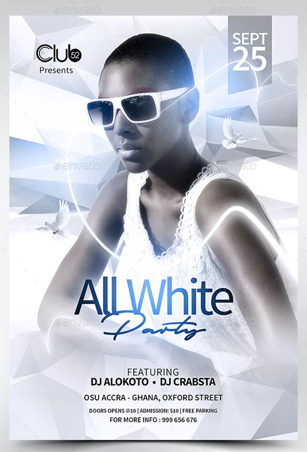 53 White Party Flyer Templates Free PSD Vector PNG PDF Downloads