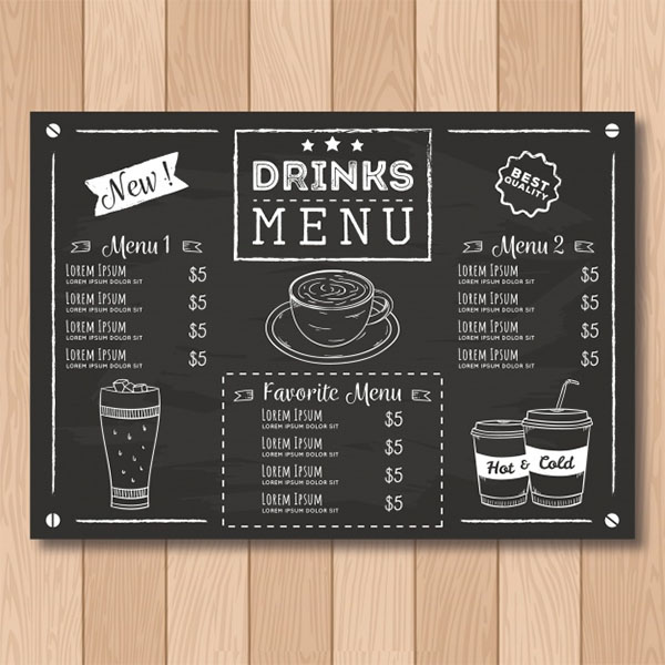 Contoh Menu Di Cafe IMAGESEE