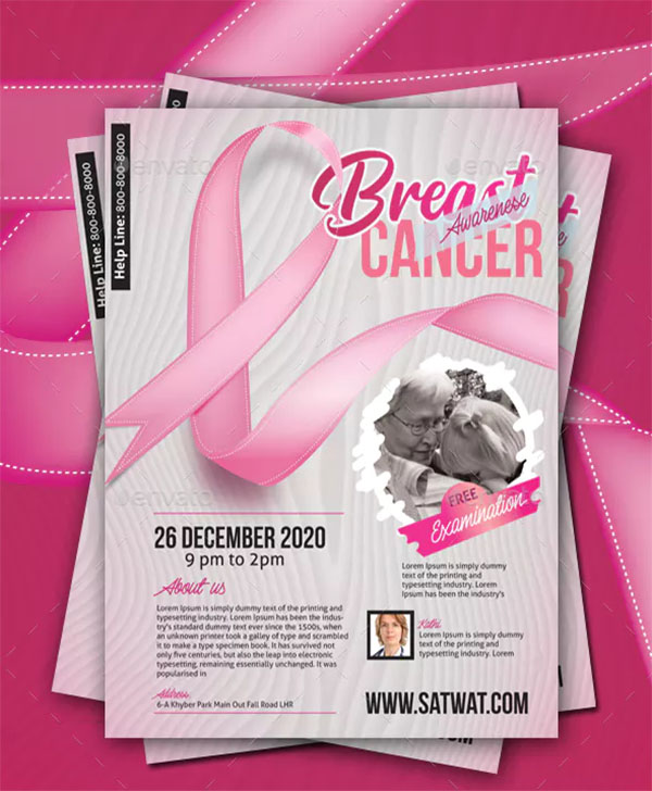 Cancer Awareness Flyer Templates