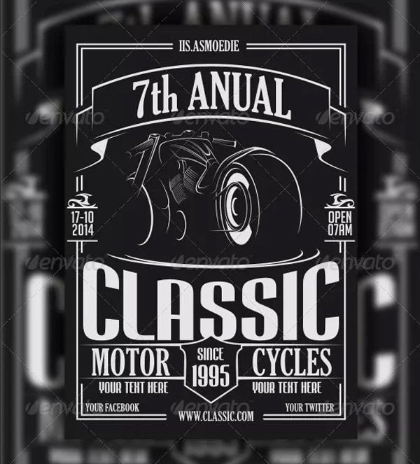 39 Motorcycle Flyer Templates Free Premium PSD Ai Vector Designs