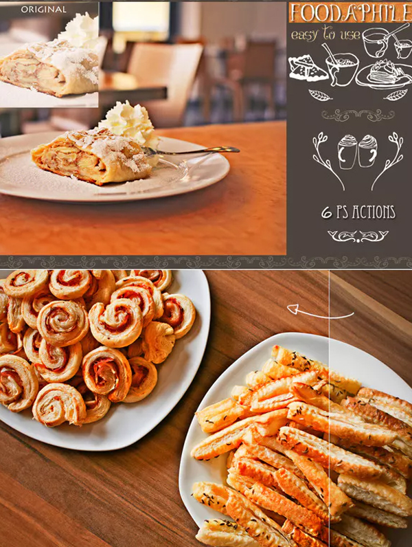 Food Photoshop Actions - TIFF, PSD, JPG, RAW Free & Premium Formats