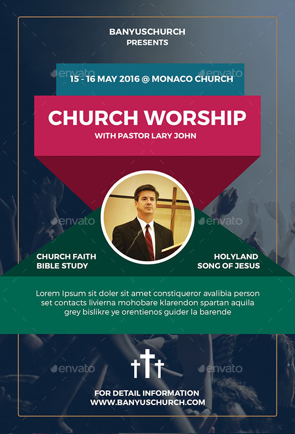 Worship Flyer Templates | Free & Premium Photoshop | Vector | PDF | EPS ...