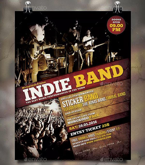 Band Flyer Templates Psd Ai Eps Files 47 Free Premium Downloads