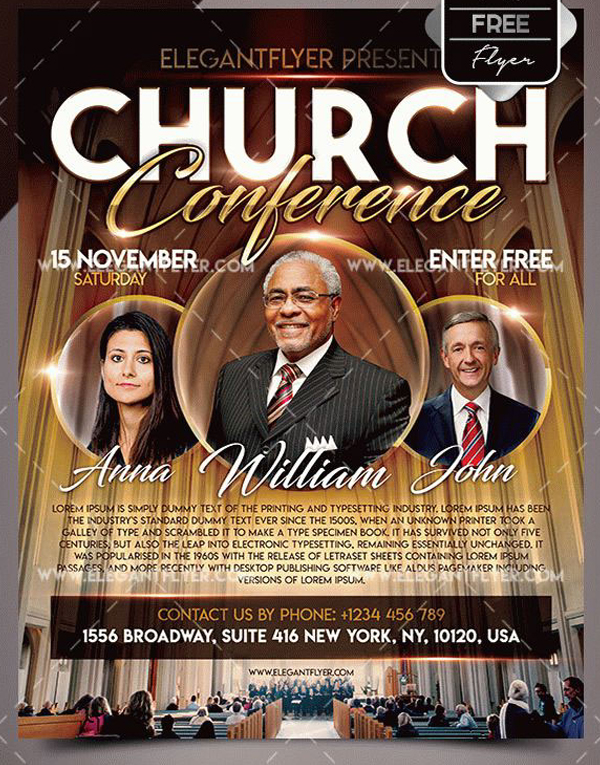 41 Conference Flyer Templates Free Premium Psd Ai Eps Formats