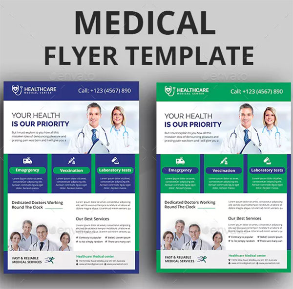 56 Medical Flyer Templates Free Premium Photoshop Illustrator 