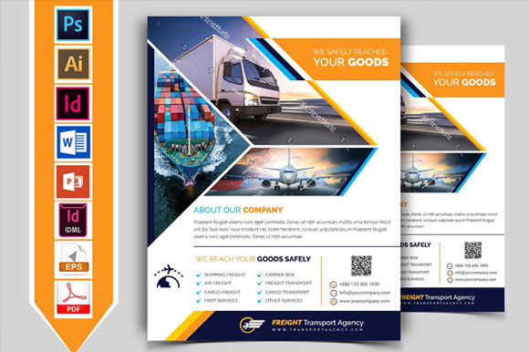 29+Transport Flyer Templates - Free & Premium PSD Vector Ai Downloads