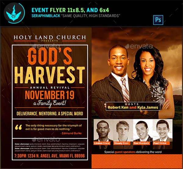 Revival Flyer Templates | 43+ Customizable PSD Flyer Designs