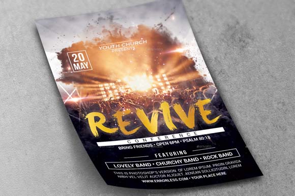 43+ Revival Flyer Template Designs - Free PSD Vector PDF Ai Downloads